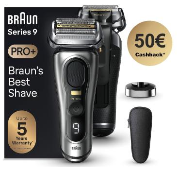 BRAUN Series 9 Pro 9517s - jetzt mit 50€ Cashback und 5 Jahre Garantie ...
