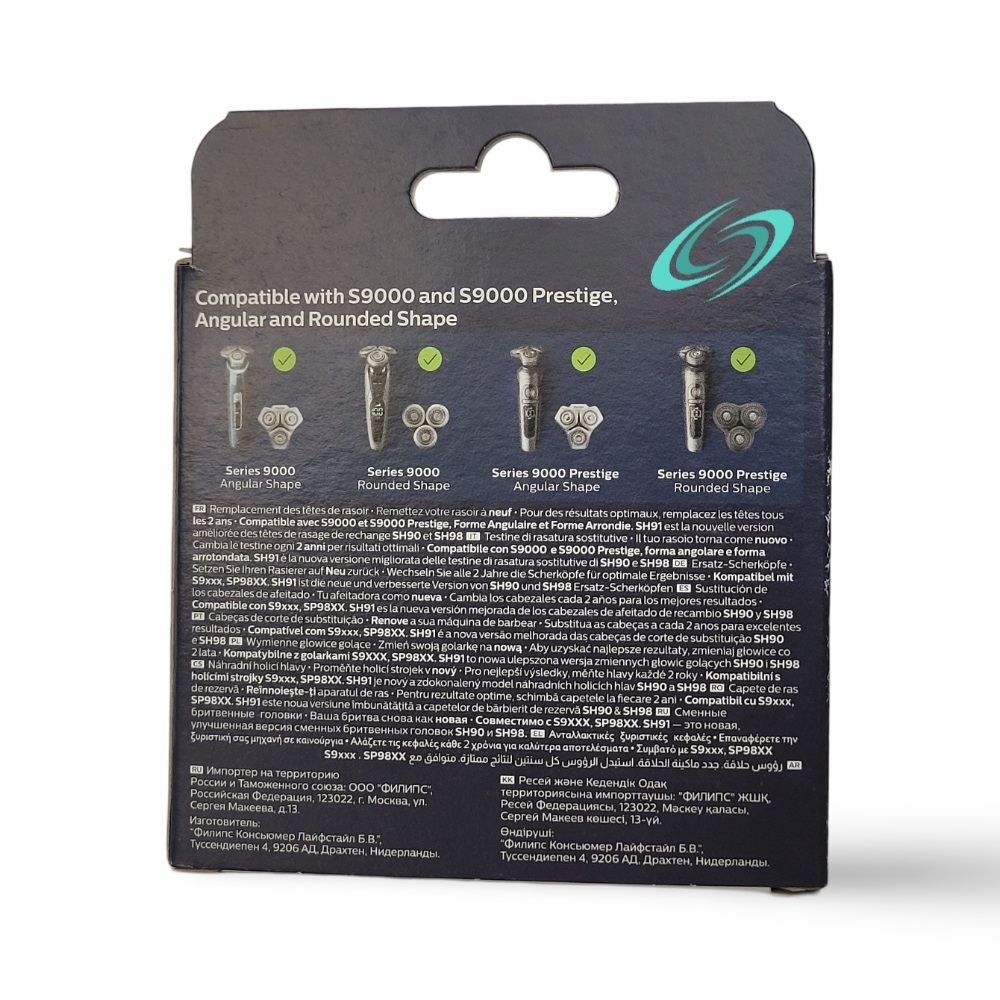 Philips SH91/50 Scherkopfset für S9000 und SP9000er Prestige Serie